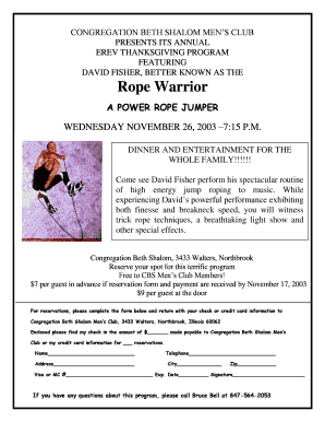 Fillable Online midwestregionfjmc Erev Thanksgiving rope warrior flyer ...