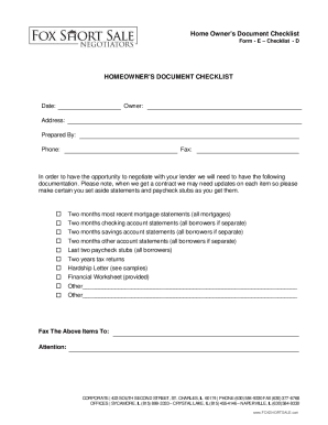 Fillable Online Fillable Online homeowner application word document ...