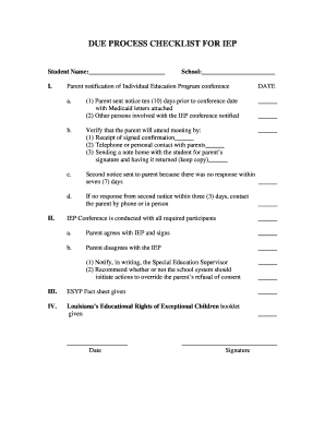 Fillable Online DUE PROCESS CHECKLIST - balphab-btechbbcomb Fax Email ...