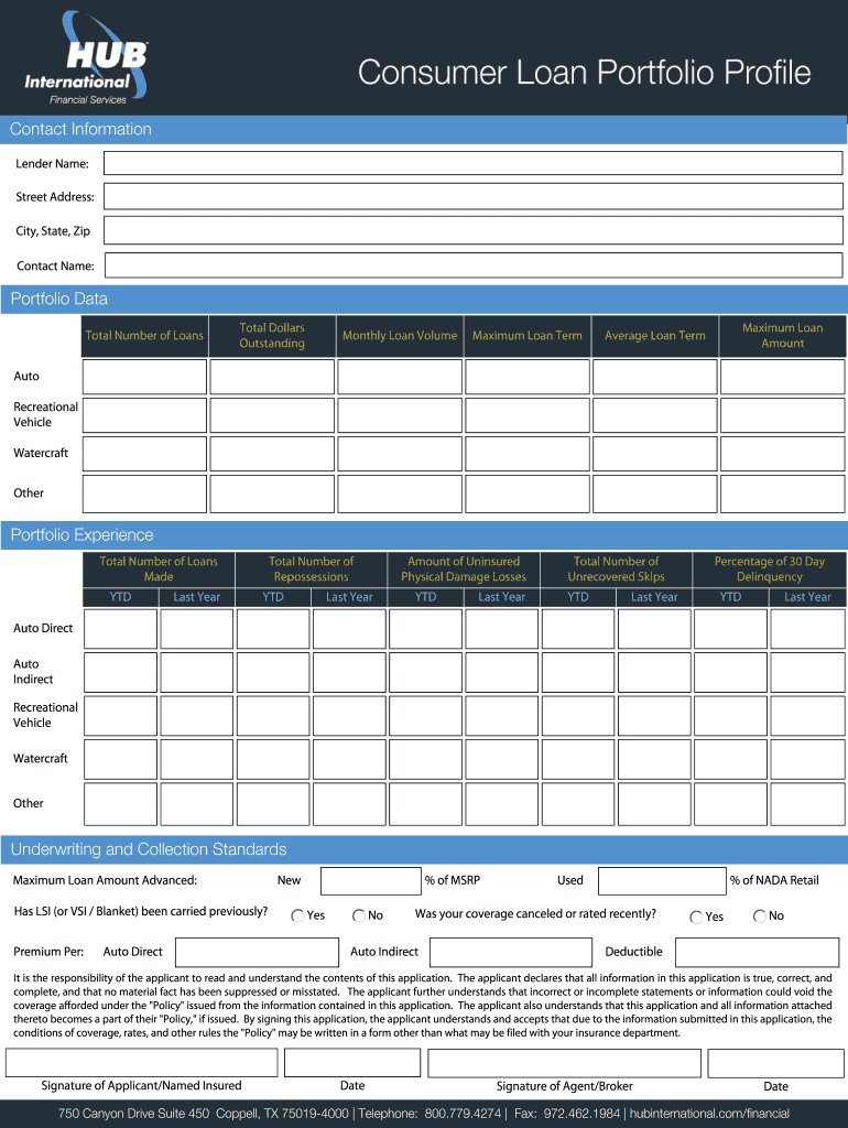 Fillable Online Collateral Protection Application Fax Email Print ...