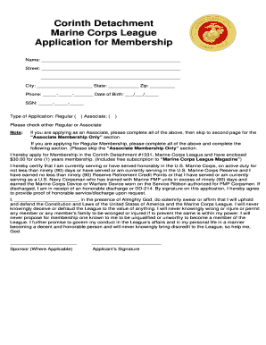 Fillable Online mcldet1331 mcldeptms Corinth Detachment Marine Corps ...