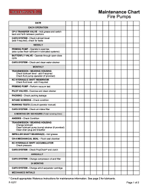 Fillable Online Maintenance Chart Fax Email Print - pdfFiller
