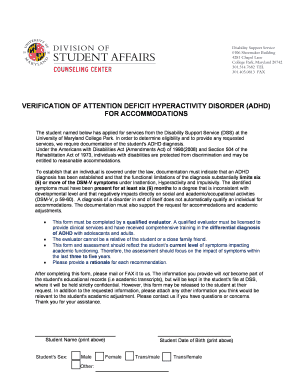 Fillable Online orientation umd 0106 Shoemaker Building Fax Email Print ...