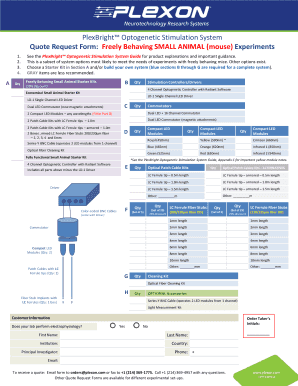 Fillable Online PlexBright Optogenetic Stimulation System Fax Email Print - pdfFiller