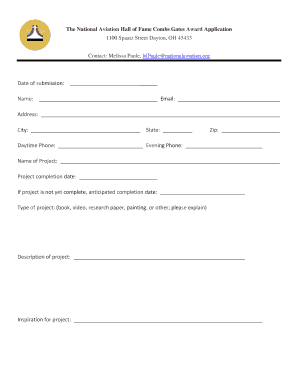 Fillable Online nationalaviation The National Aviation Hall of Fame ...