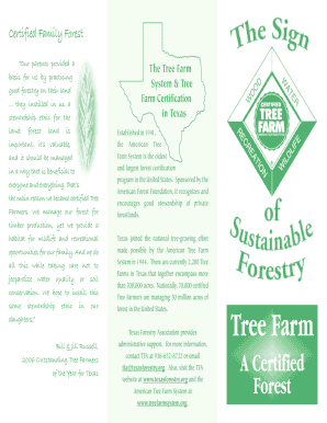 Fillable Online texasforestry Tree Farm - Texas Forestry Association ...