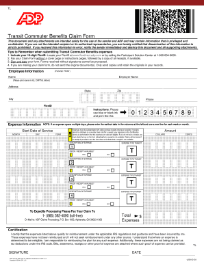 Fillable Online Transit Claim Form Fax Email Print - pdfFiller