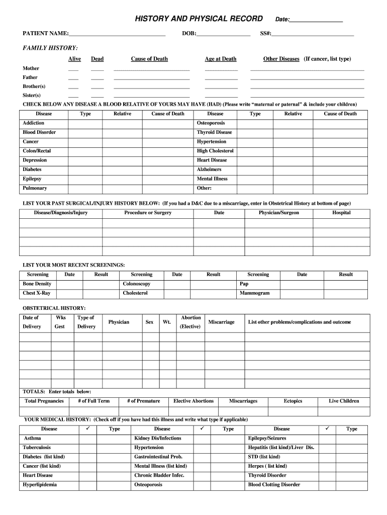 Fillable Online Dead Cause of Death Age at Death Other Diseases If ...