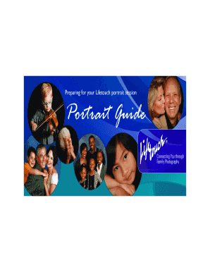 Fillable Online seascc Preparing for your Lifetouch portrait session ...