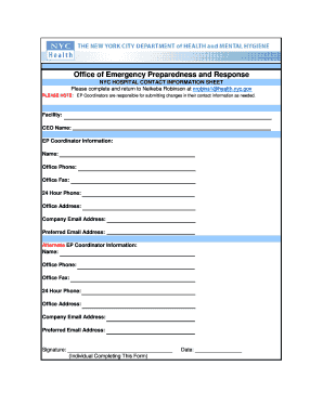 Fillable Online EPC/Alternate EPC Change Form - Program Info Sites Fax ...