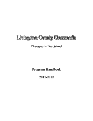 Fillable Online lcssu Program Handbook 2011-2012 - Livingston County Special Services - lcssu ...