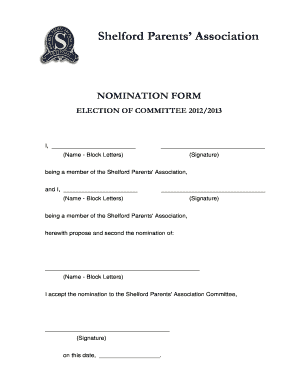 Fillable Online shelford vic edu Shelford Parents Association ...