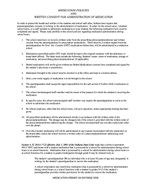 Fillable Online MEDICATION POLICIES Fax Email Print - pdfFiller