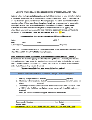 Fillable Online mjc yosemite cc ca MODESTO JUNIOR COLLEGE 20152016 ...