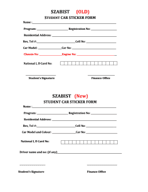 Fillable Online szabist-isb edu SZABIST OLD - szabist-isb edu Fax Email ...