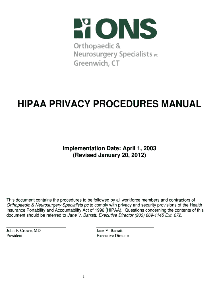 Fillable Online Policies and Procedure Template notes Fax Email Print ...