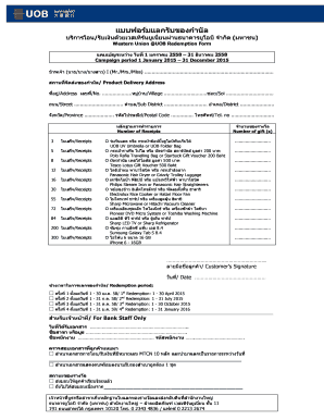 Fillable Online Western Union UOB Redemption Form Fax Email Print ...