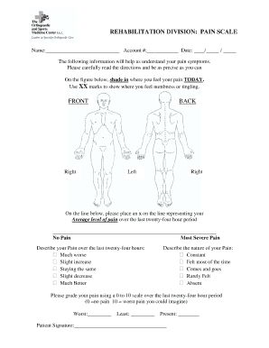 Fillable Online osmc REHABILITATION DIVISION PAIN SCALE - bosmcbbnetb ...