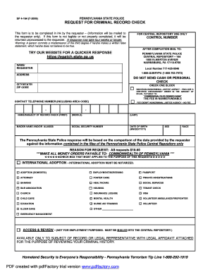 Fillable Online sjucc1811 REQUEST FOR CRIMINAL RECORD CHECK https ...