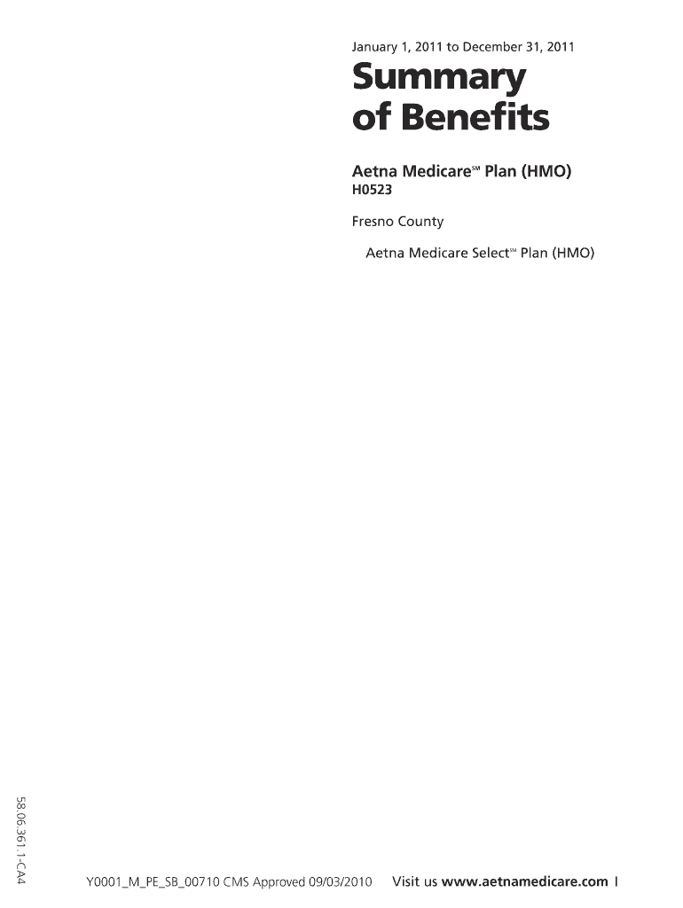 Fillable Online Aetna Medicare Plan (HMO) Fax Email Print - pdfFiller