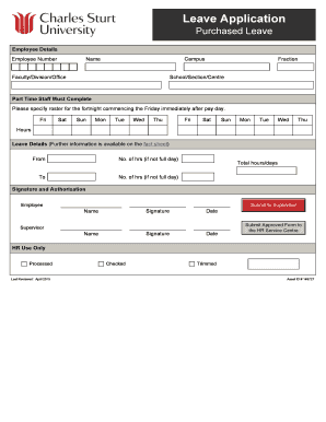 Fillable Online Purchased Leave Fax Email Print - pdfFiller