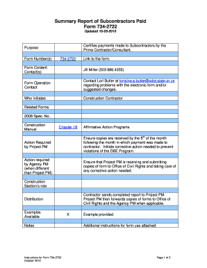 Odot Form 734 2722 - Fill Online, Printable, Fillable, Blank | pdfFiller