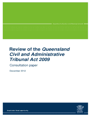 Fillable Online justice qld gov Review of the Queensland Fax Email ...
