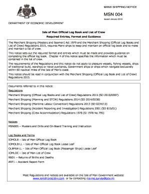 Fillable Online MANX SHIPPING NOTICE Fax Email Print - pdfFiller