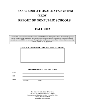 Fillable Online p12 nysed Non-Public School Form - p-12 - p12 nysed Fax ...
