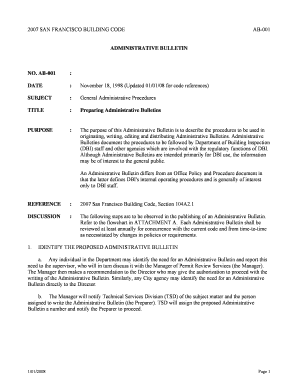 Fillable Online sfdbi General Administrative Procedures - sfdbi Fax ...