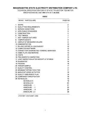 Fillable Online specification of ht tod meter.doc Fax Email Print ...