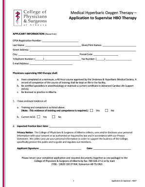 Fillable Online Medical Hyperbaric Oxygen Therapy Fax Email Print ...