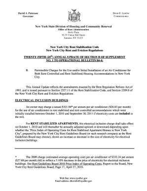 Fillable Online New York City Rent Stabilization Code Fax Email Print ...