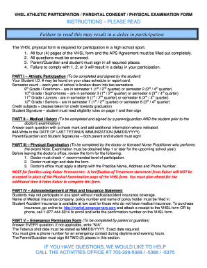 Fillable Online apsva Physical Form with Addendums Fax Email Print ...