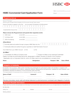 Fillable Online hsbc Commercial Card AppFormindd - Hsbc - hsbc Fax ...