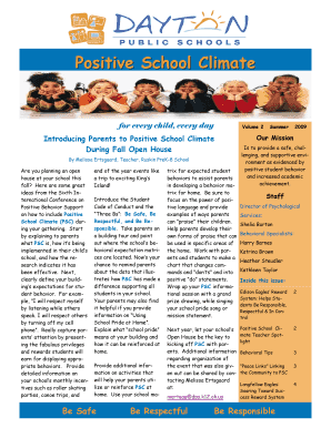 Fillable Online Positive School Climate Fax Email Print - pdfFiller