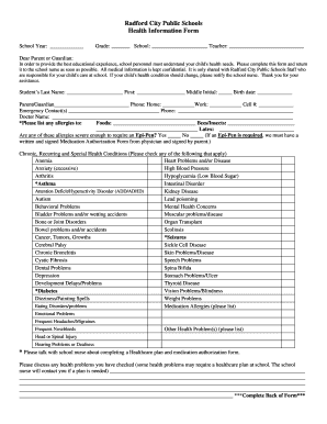 Fillable Online rcps Health Info Form.pdf - Radford City Schools - rcps ...