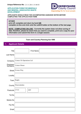 Fillable Online 02 - Application forms - Derbyshire County Council Fax ...