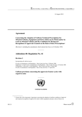Fillable Online unece Revision 2 - UNECE - unece Fax Email Print - pdfFiller