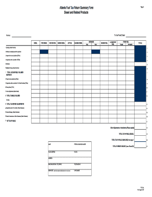 Fillable Online finance alberta Fuel Tax Form FTD-TAX - Alberta Finance ...