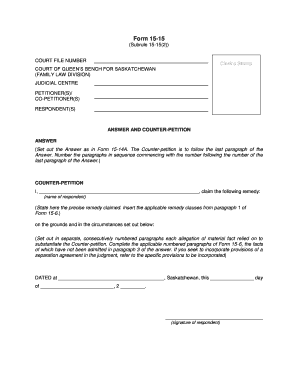 Fillable Online lawsociety sk Form 1515 - lawsociety sk Fax Email Print ...