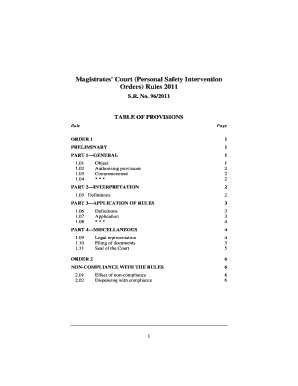 Fillable Online legislation vic gov Magistrates Court Personal Safety ...