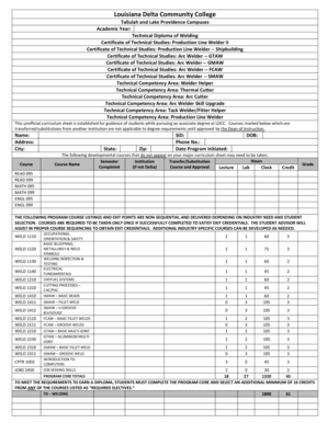 Fillable Online ladelta Academic Year: - ladelta Fax Email Print ...