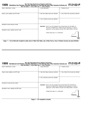 it 2102 new york state tax form Fill Online, Printable, Fillable, Blank ...