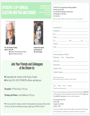 Fillable Online nysscpa Annual Dinner Registration Form - NYSSCPA.org ...