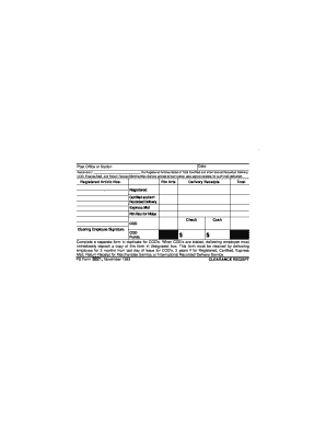 Fillable Online nalc-branch78 PS Form 3811, Clearance Receipt - NALC ...