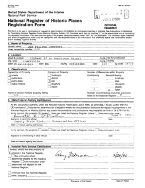 Fillable Online apps mdah ms NPS Form 10-900 (Rov - apps mdah ms Fax ...