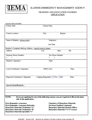 Fillable Online iema illinois Pdf format - IEMA - State of Illinois ...