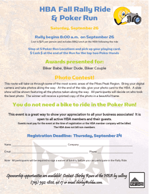 Fillable Online Fall Rally Ride registration form.qxp - the Housing and ...