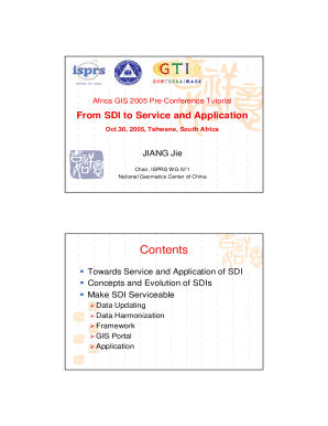 Fillable Online From SDI to Service and Application - ISPRS Fax Email ...